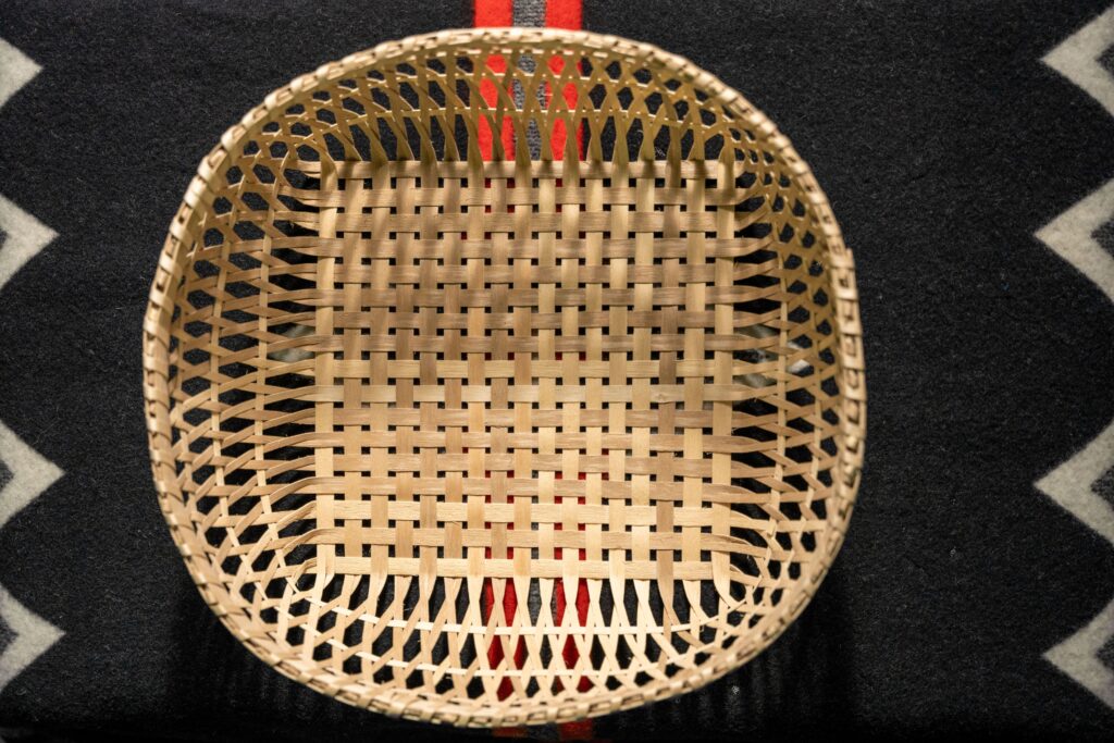 Black Ash Net Basket - FOLKLORE VILLAGE