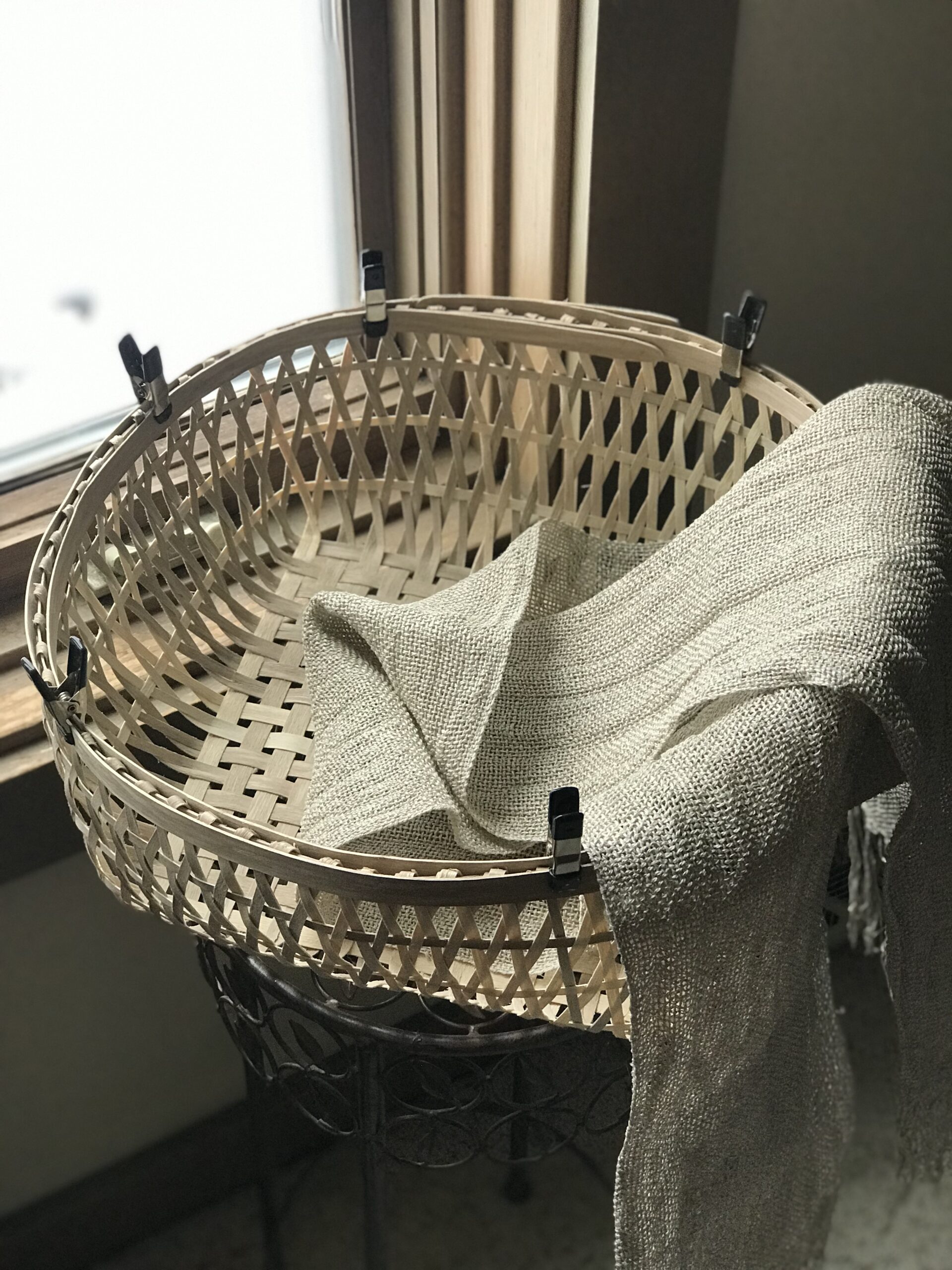 Black Ash Net Basket - FOLKLORE VILLAGE